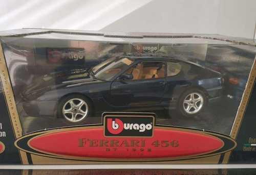 Модель Bburago 1 18 ferrari 456 GT 1992