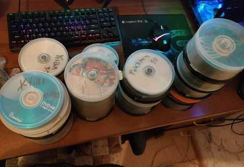 Dvd диски с фильмами и анимэ