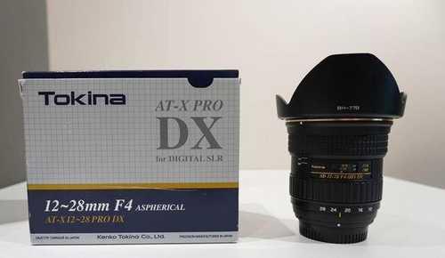 Объектив Tokina AT-X 12-28 (128) f/4 PRO DX Nikon