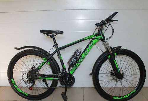Велосипед горный Черно-зеленый