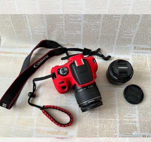 Фотоаппарат Canon 1300D + доп. объектив