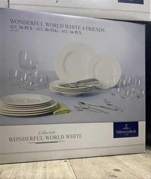 Villeroy & Boch Wonderful World White 4 Friends