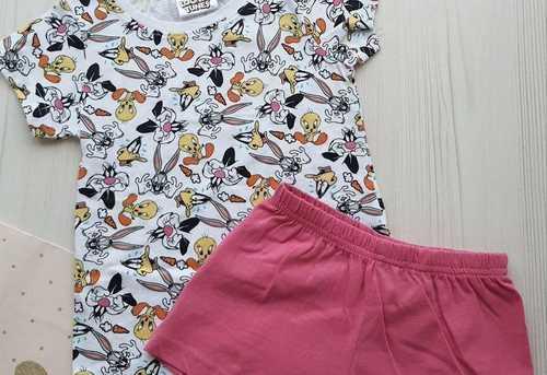 Пижама детская 92-98см, 122-128см комплект хлопок