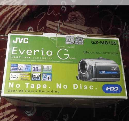 Видеокамера SD/HDD - JVC Everio GZ-MG135