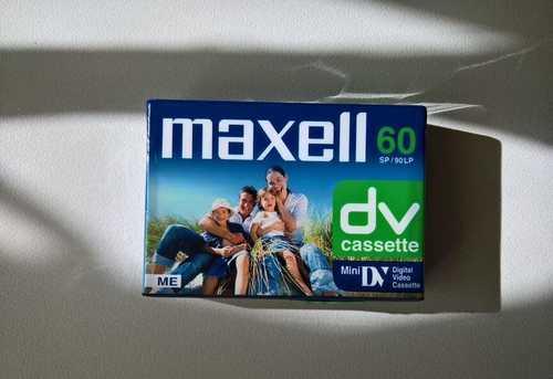 Видеокассета maxell MiniDV DVM 60