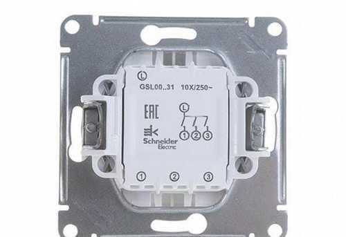 Выключатель Schneider Electric Glossa 3 клавишный