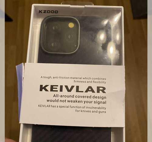 Чехол на iPhone 14 pro max kzdoo kevlar