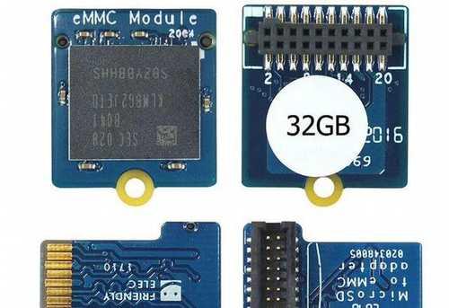 Модуль emmc на 32 гб с адаптером microSD