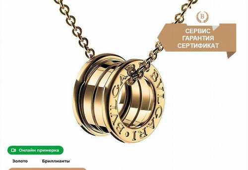 Колье Bvlgari B.zero1 с круглой подвеской