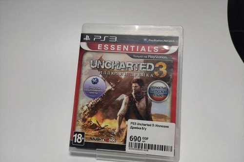 Uncharted 3: Иллюзия Дрейка ps3 бу