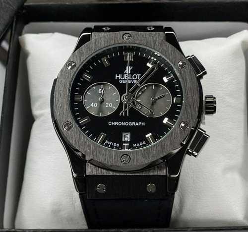 Наручные часы hublot мужские (с коробочкой)