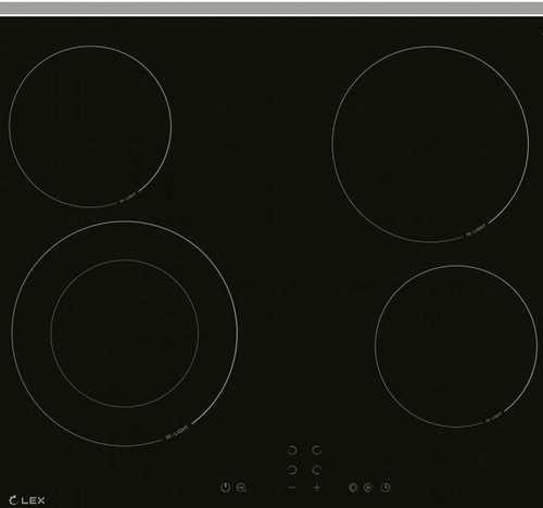 Электрическая варочная панель Lex EVH 641A BL, черный