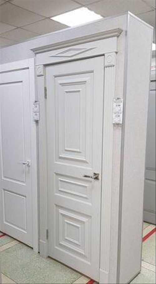 Двери межкомнатные "Флоренция 62001" Светло-серый