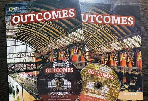 Outcomes Beginner 2nd учебник, раб тетрадь, диски