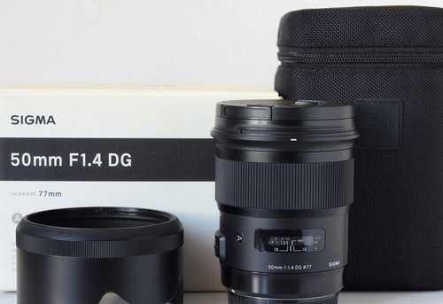 Sigma AF 50mm f/1.4 DG HSM Art,для Canon объектив