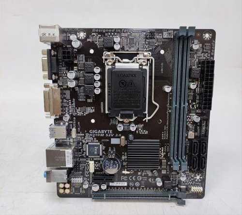 Материнская плата Gigabyte H310M S2V 2.0 (нет задн