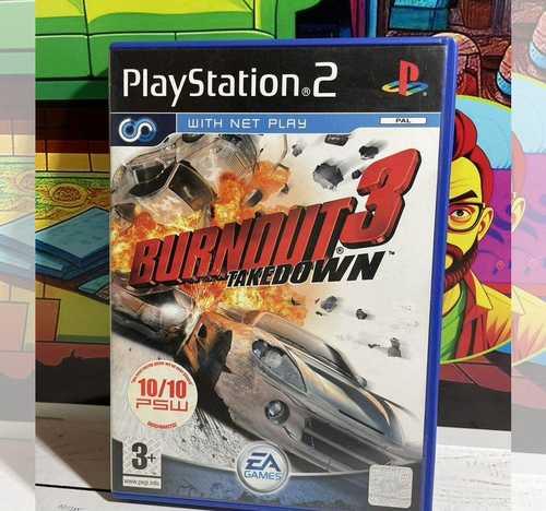 Burnout 3 Takedown Бернаут 3 Игра PS2 Эксклюзив