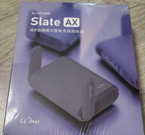 Gl.inet ATX1800 wi-fi 6 travel роутер Slate AX