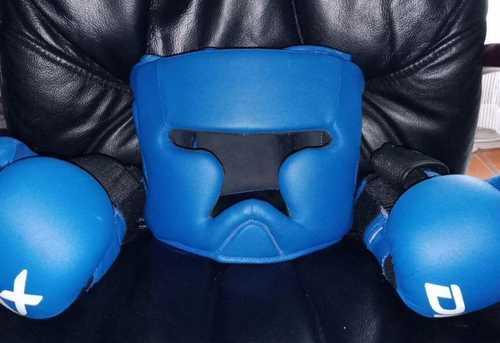 Боксерские перчатки 6 oz и шлем M
