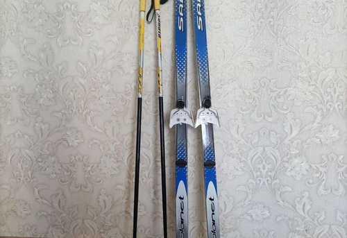 Лыжи беговые fisher для школы