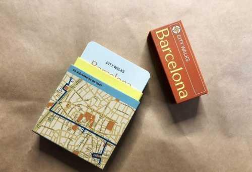 Подарочный путеводитель Барселона 50 карточек англ