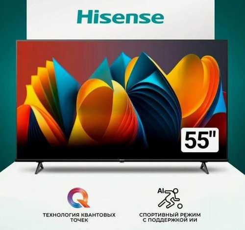 Новый Телевизор Hisense 55E7NQ (2024) 4K, SMART