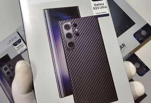 MagSafe Kevlar чехол на Samsung Galaxy S23 Ultra