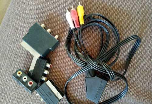 Переходник Scart - 3RCA