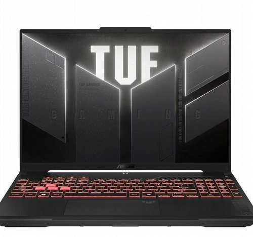 Ноутбук Asus TUF Gaming A16 FA607NUG-RL161 (16"/R7 7445HS/16Гб/512Гб/ RTX 4050 6Гб/no OS) серый