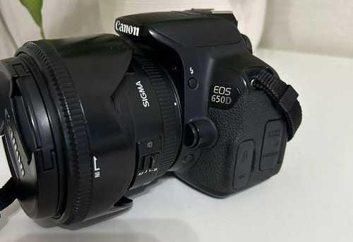 Фотоаппарат canon 650d