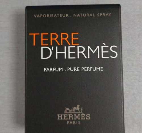 Эрмес Духи миниатюра 12,5 мл hermes terre dhermes