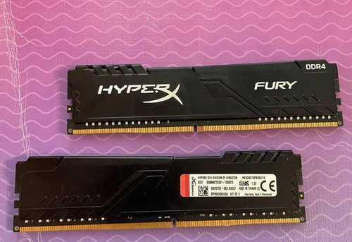 Оперативная память Kingston HyperX Fury DDR4 16 GB