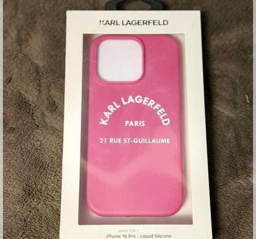 Чехол iPhone 16 pro Karl Lagerfeld