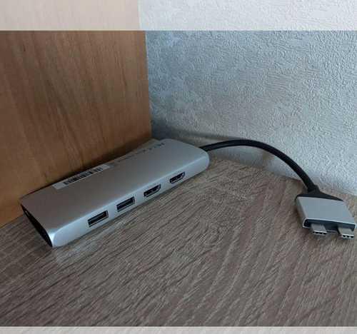 USB-хаб Satechi Type-C Macbook с 2 портам USB-C