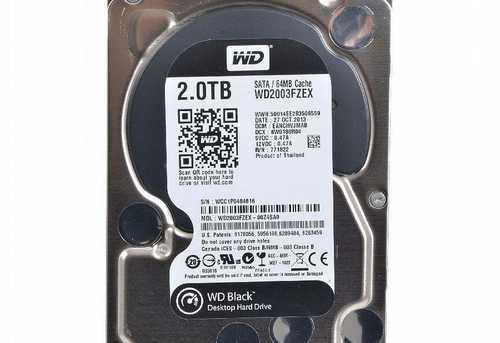 Жесткий диск HDD 3.5" WD Black 2Tb (WD2003fzex)