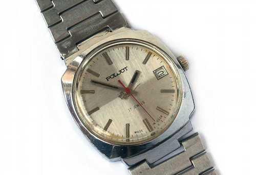 Винтажные часы Полет 2614.2Н СССР браслетом 1980е