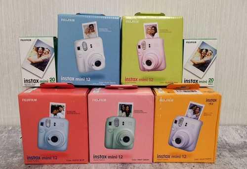 Instax mini 12. Новые. Все цвета. Картриджи