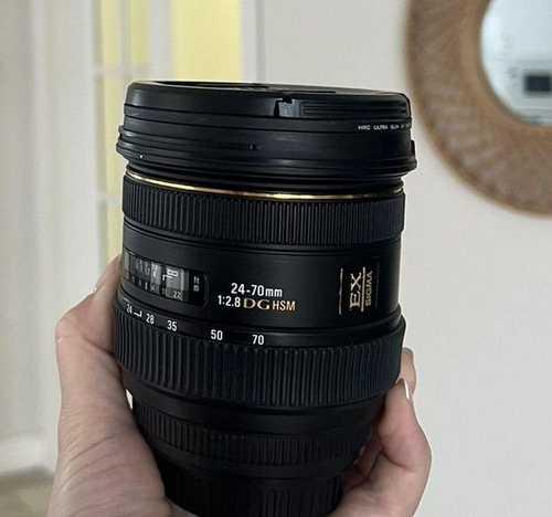 Объектив Sigma EX 24-70 2.8 DG HSM