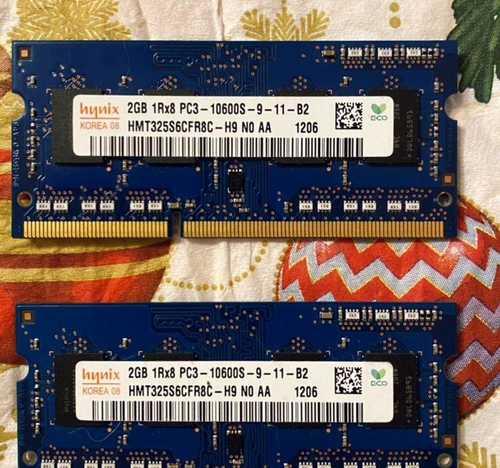 Оперативная память 4Gb Hynix hmt325s6cfr8c-H9