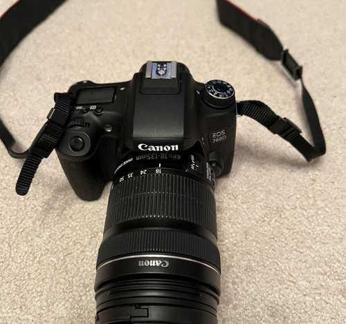 Зеркальный фотоаппарат Canon EOS 760D Kit 18-135mm