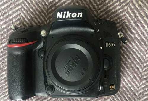Продам зеркальный фотоаппарат Nikon D610 Body