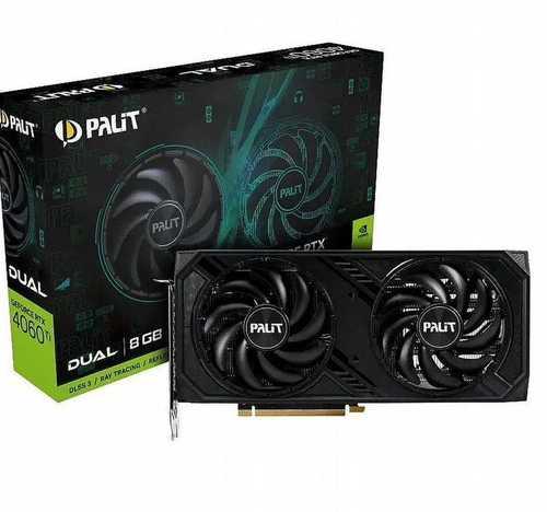 Видеокарта Palit GeForce RTX 4060 Ti Dual V1