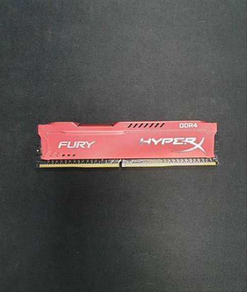 Память DDR4 Kingston HyperX Fury RED 8Gb 3466MHz