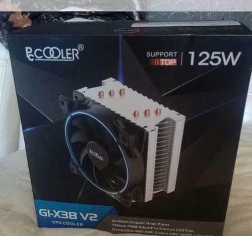 Кулер для процессора PCCooler (3 трубки 125 вт )