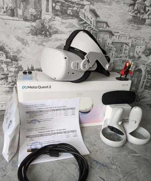 Oculus Quest 128GB + Steam,Крепление,VR Cover