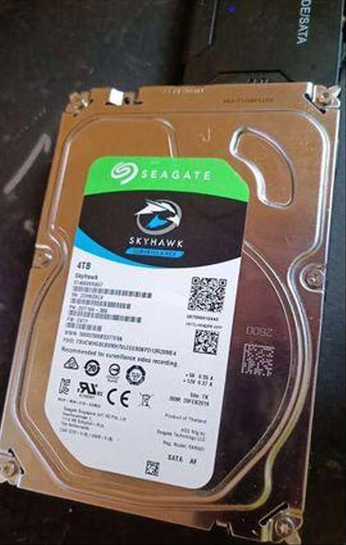 HDD Seagate SkyHawk 4Tb Тревога