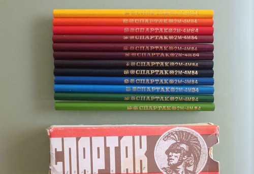 Цветные карандаши "Спартак"