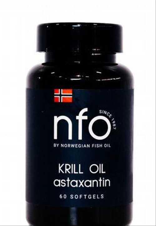 Norwegian Fish Oil Омега-3 Масло криля капсулы 60