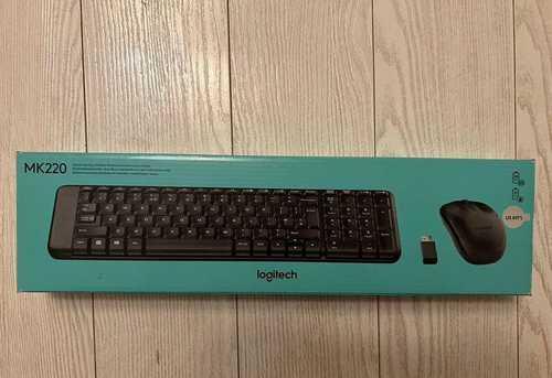 Набор клавиатура и мышь Logitech MK220