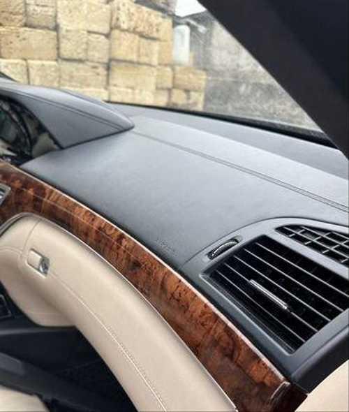 Торпедо гладкая кожа Nappa Mercedes W221